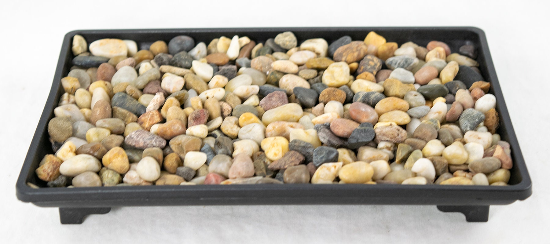Rectangular Black Plastic Humidity/Drip Tray + Rocks - 9"/10.5 ...
